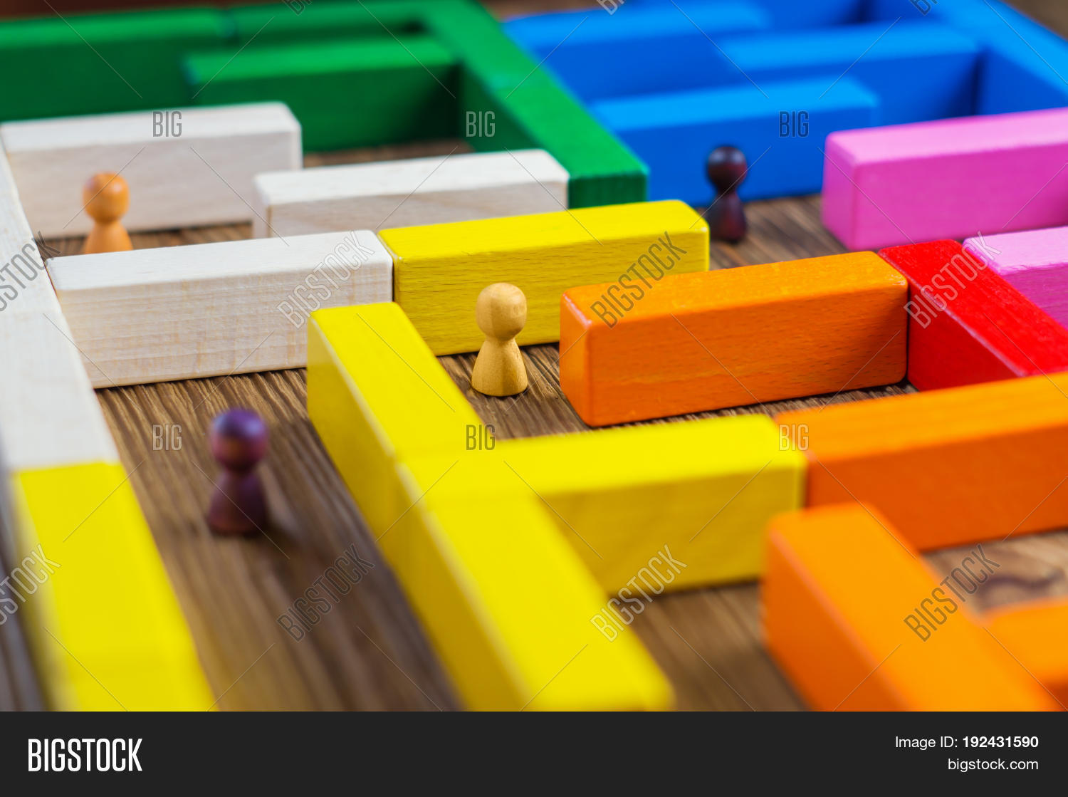 People Maze Finding Image & Photo (Free Trial) | Bigstock