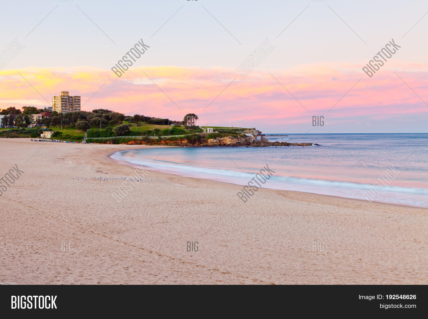 Coogee Beach Sunset On Image & Photo (Free Trial) | Bigstock