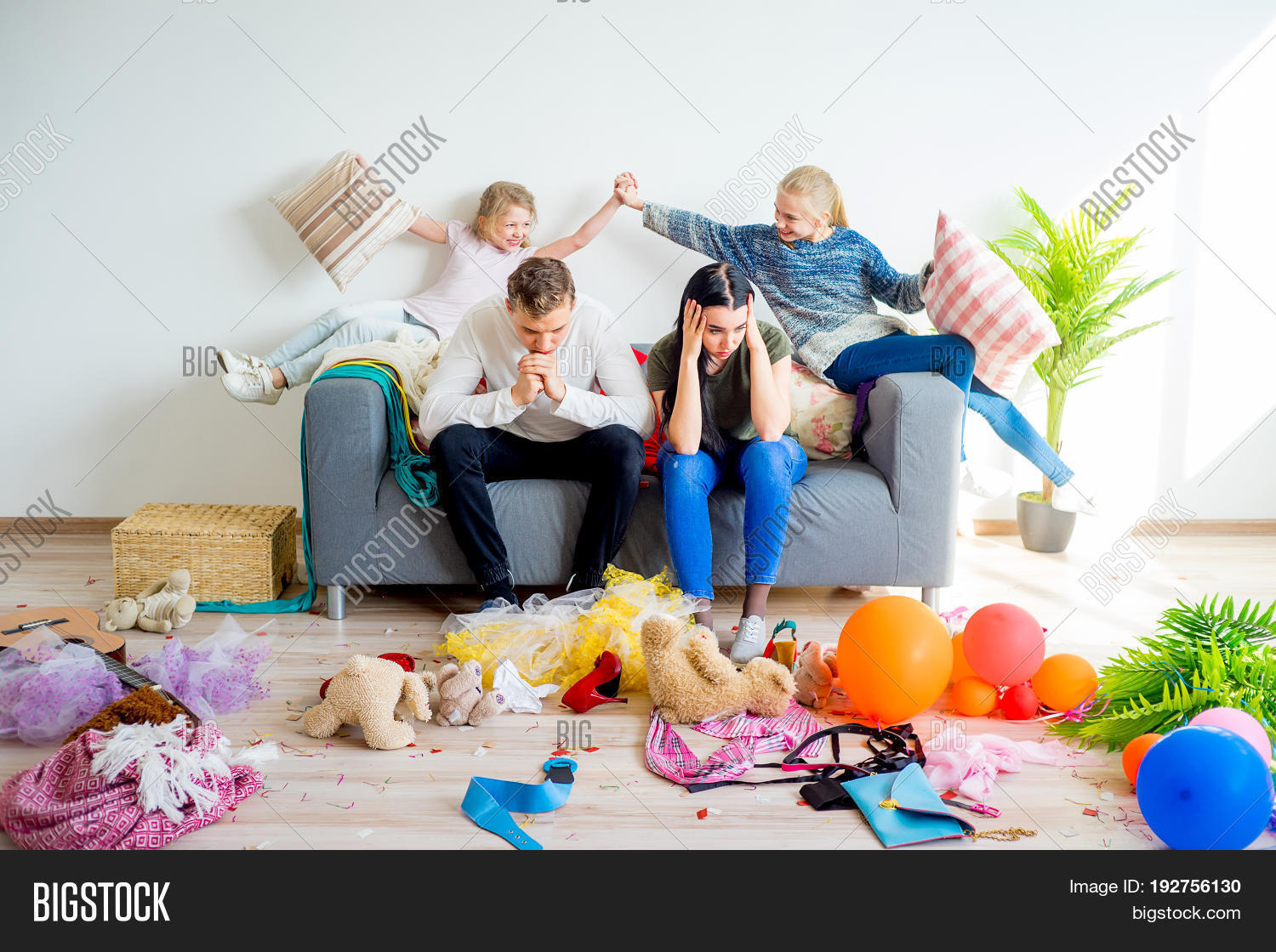 Kids Romping Home Image & Photo (Free Trial) | Bigstock