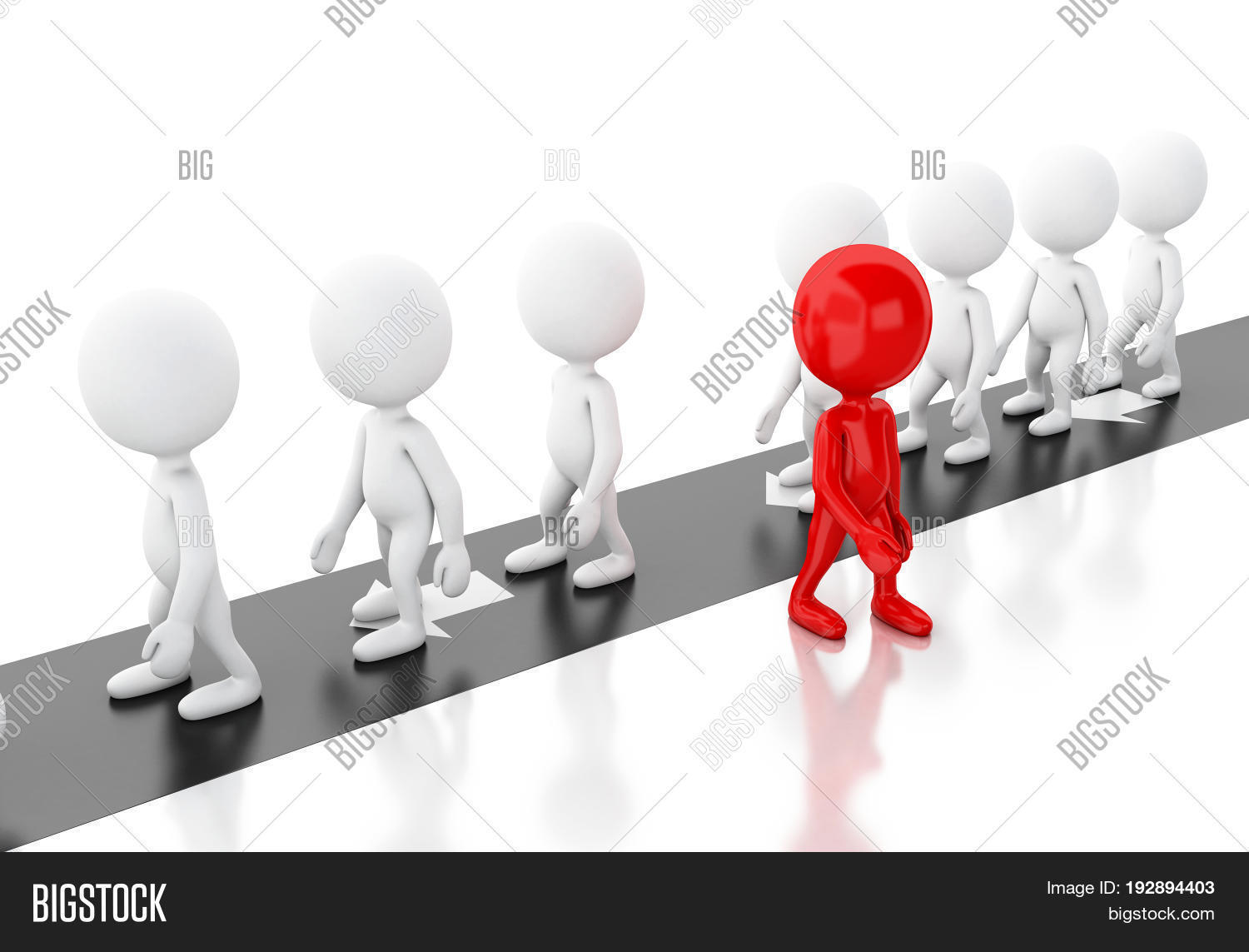 3D White People Image & Photo (Free Trial) | Bigstock