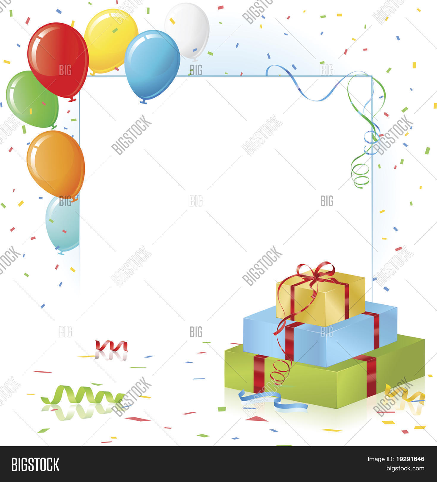 Party Border Design. Vector & Photo (Free Trial) | Bigstock