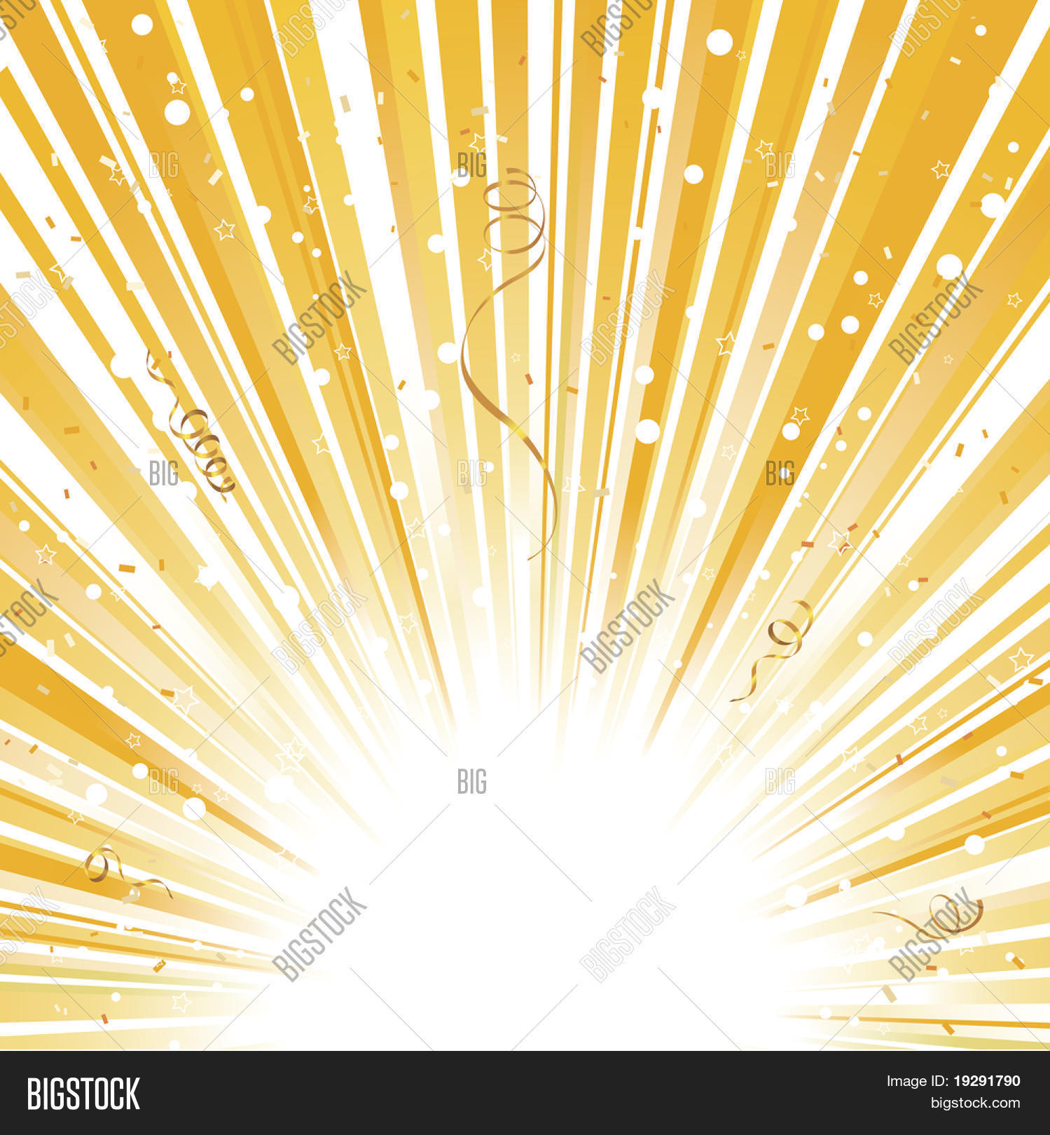 Yellow Light Ray Vector & Photo (Free Trial) | Bigstock