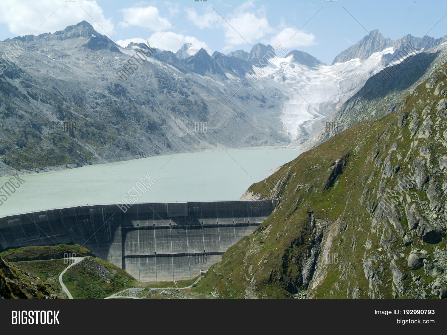 View Grimsel Lake Dam Image & Photo (Free Trial) | Bigstock