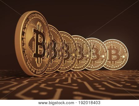 Six Virtual Coins Image & Photo (Free Trial) | Bigstock