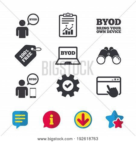 BYOD Icons. Human Vector & Photo (Free Trial) | Bigstock