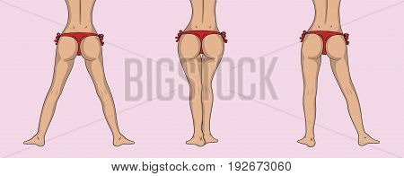 Attractive Female Ass Vector & Photo (Free Trial) | Bigstock