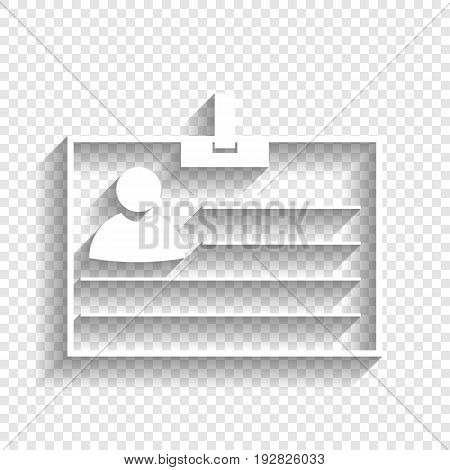Id Card Sign. Vector Vector & Photo (Free Trial) | Bigstock
