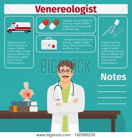Venereologist Medical Vector & Photo (Free Trial) | Bigstock
