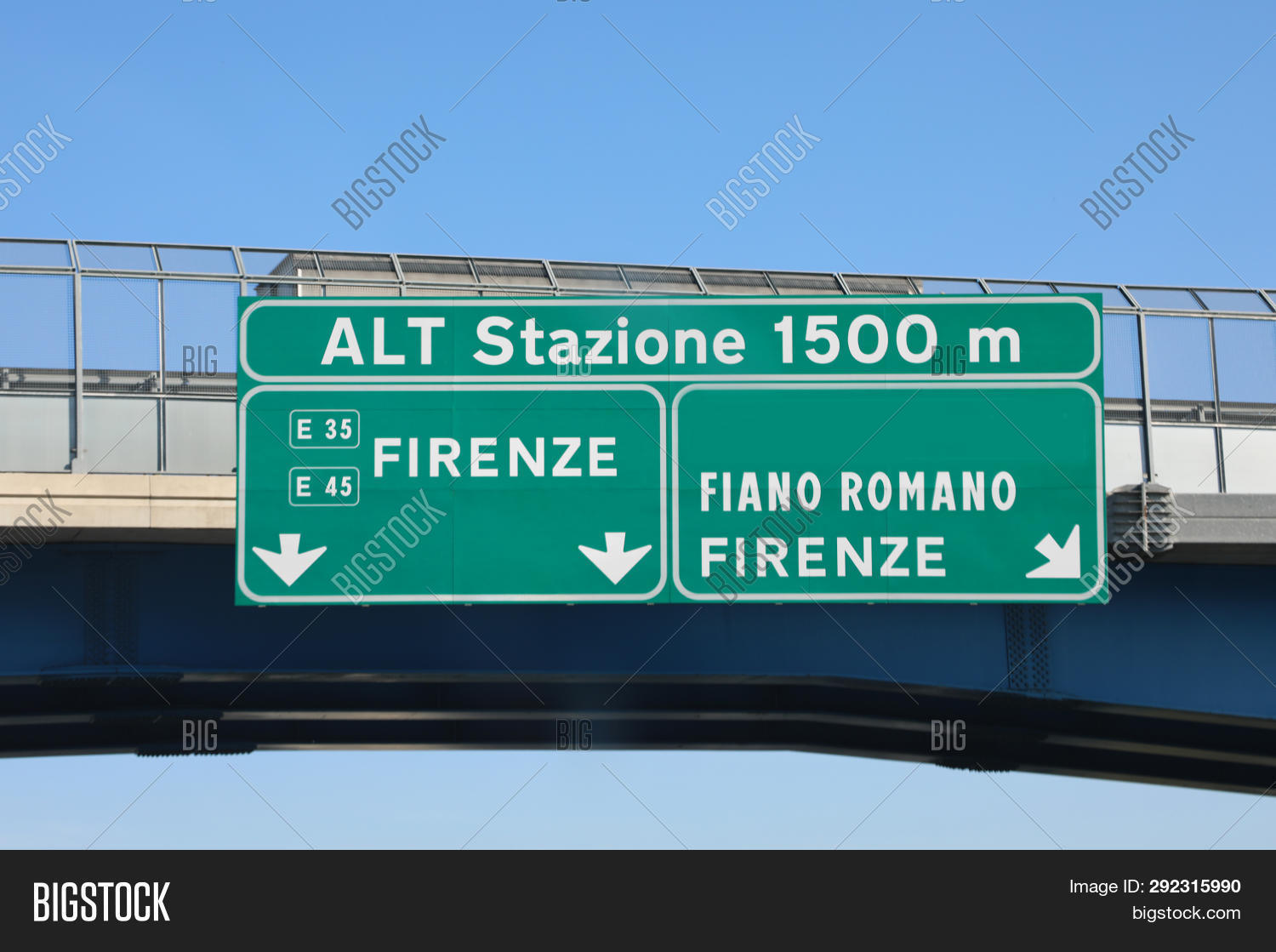 Big Road Sign Motorway Image & Photo (Free Trial) | Bigstock