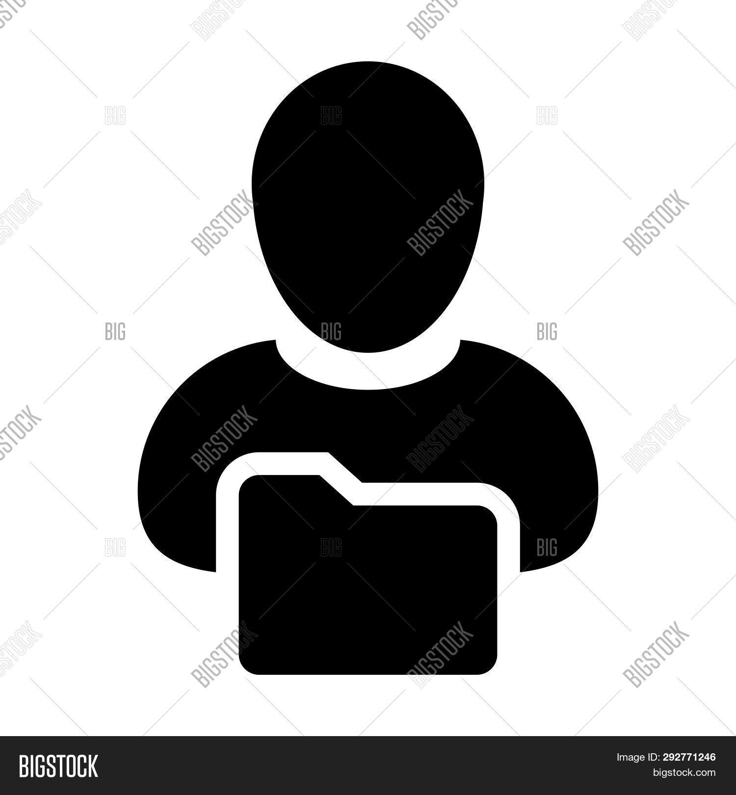 Data Icon Vector Male Vector & Photo (Free Trial) | Bigstock