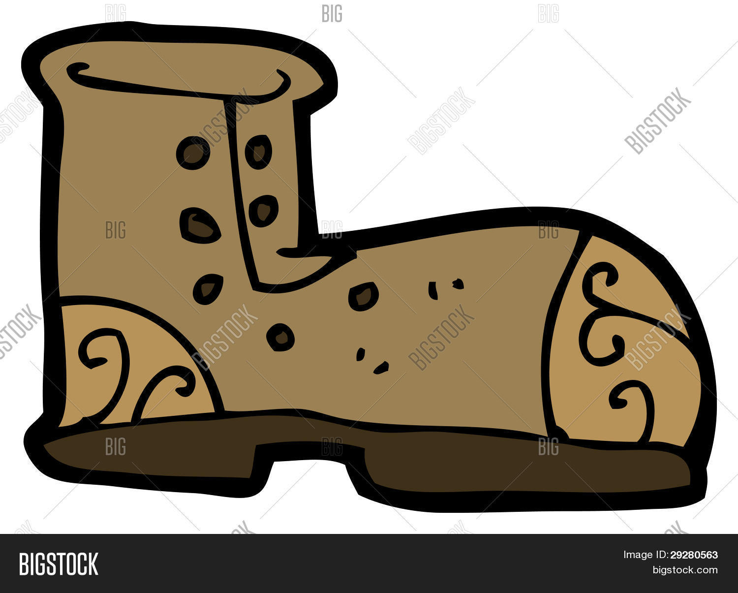 Cartoon Old Boot Image & Photo (Free Trial) | Bigstock
