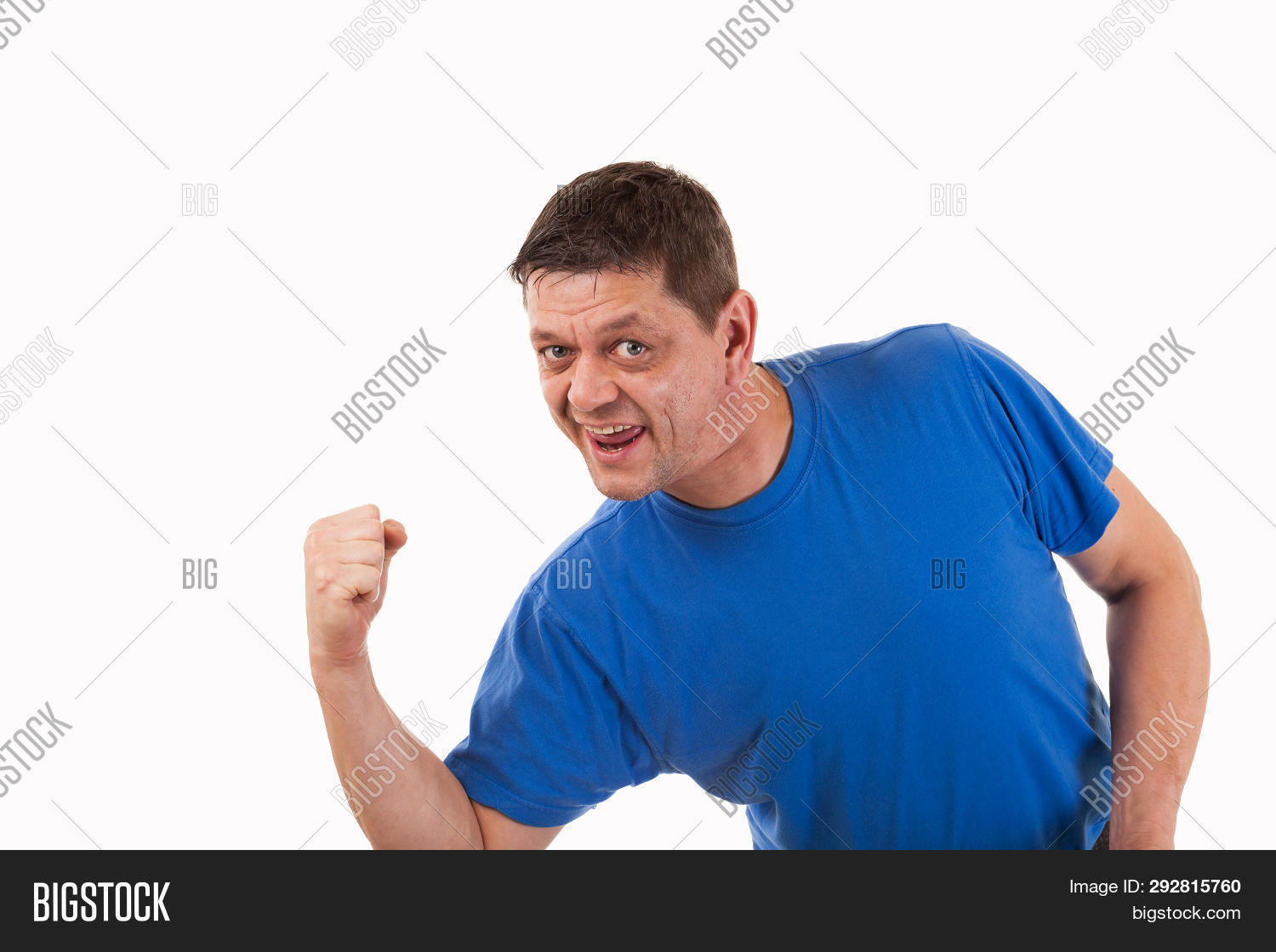 Man Victory Pose - Image & Photo (Free Trial) | Bigstock