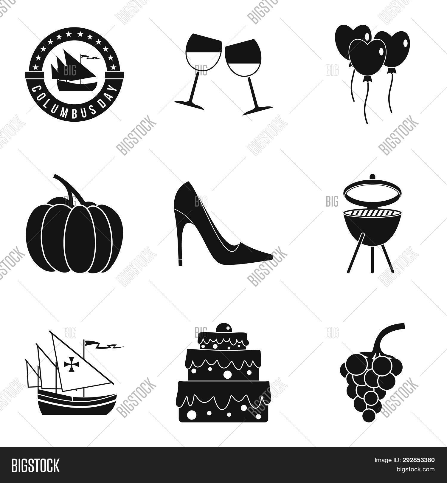 Almanac Icons Set. Image & Photo (Free Trial) | Bigstock