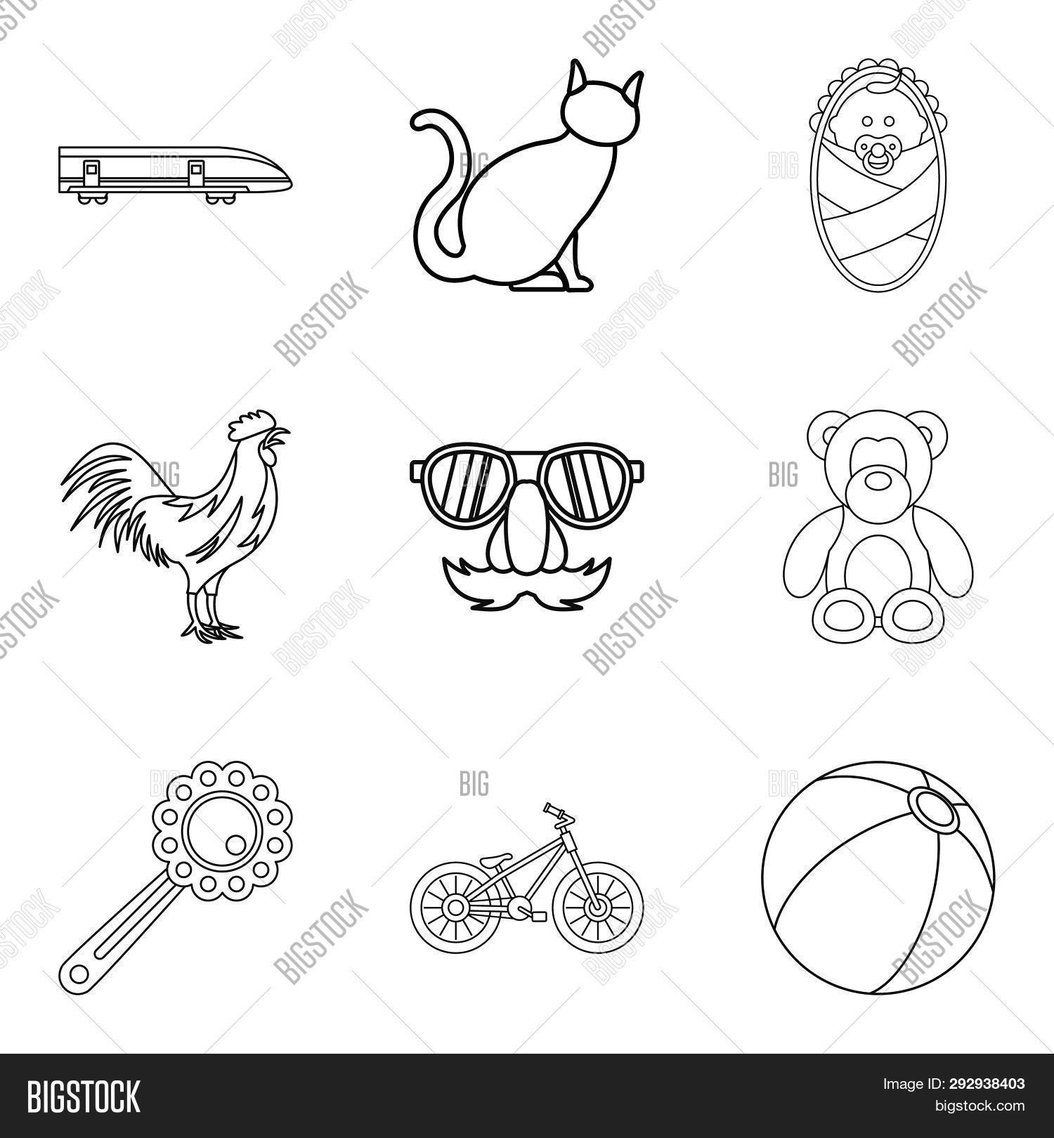 Supervision Icons Set Image & Photo (Free Trial) | Bigstock