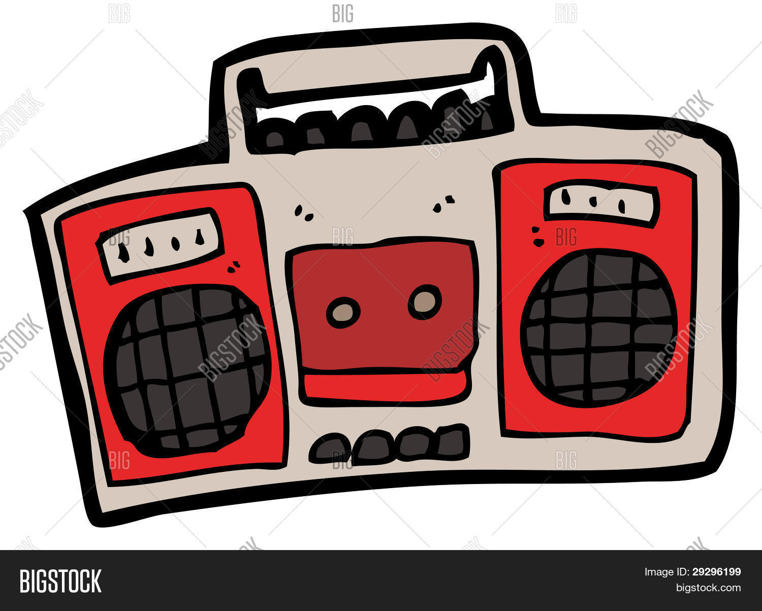 Retro Radio Cartoon ( Image & Photo (Free Trial) | Bigstock