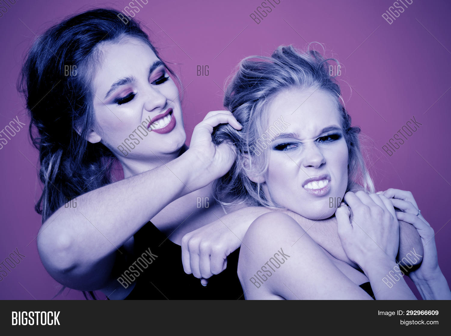 Girls Fight. Two Girls Image & Photo (Free Trial) | Bigstock