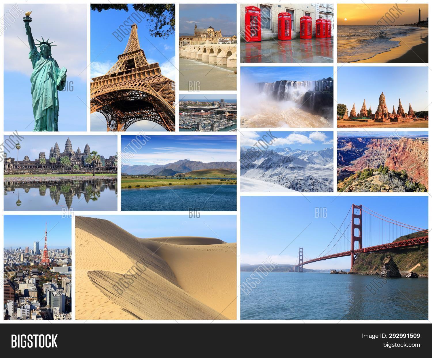 American Landmarks Collage