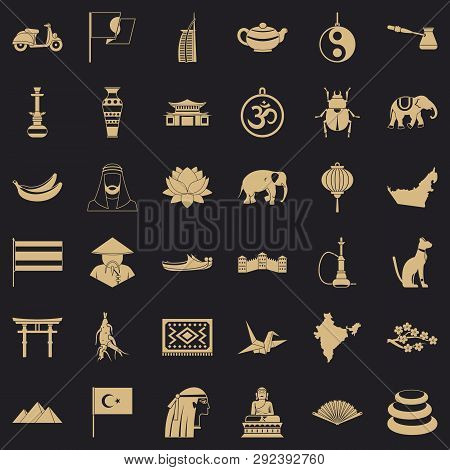 Asia Icons Set. Simple Image & Photo (Free Trial) | Bigstock