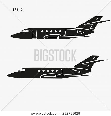 Private Jet Vector Vector & Photo (Free Trial) | Bigstock