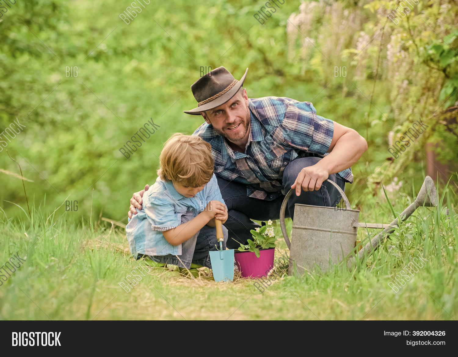 Boy Father Nature Image & Photo (Free Trial) | Bigstock