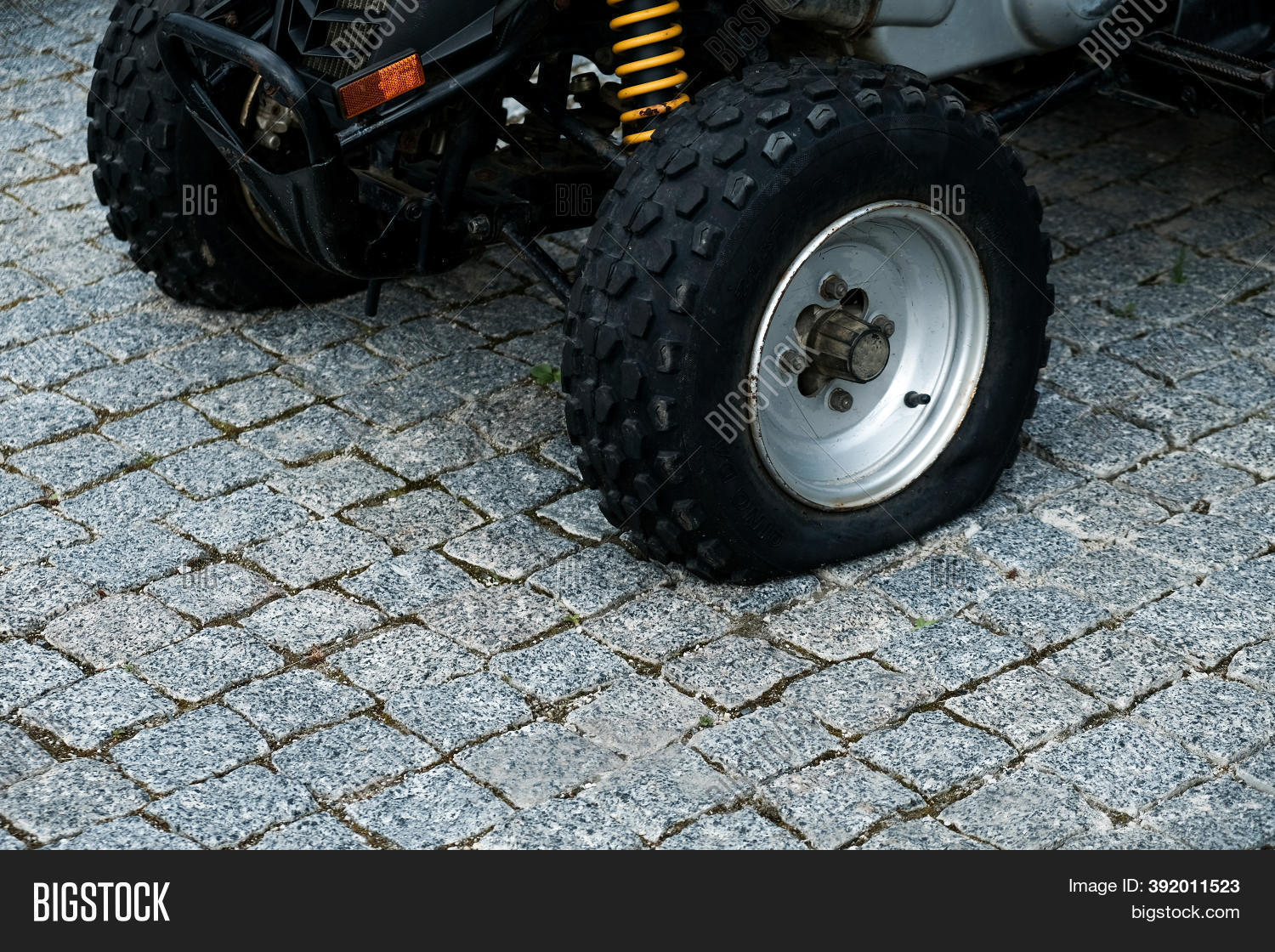 Deflated Tire 4x4 Quad Image & Photo (Free Trial) | Bigstock