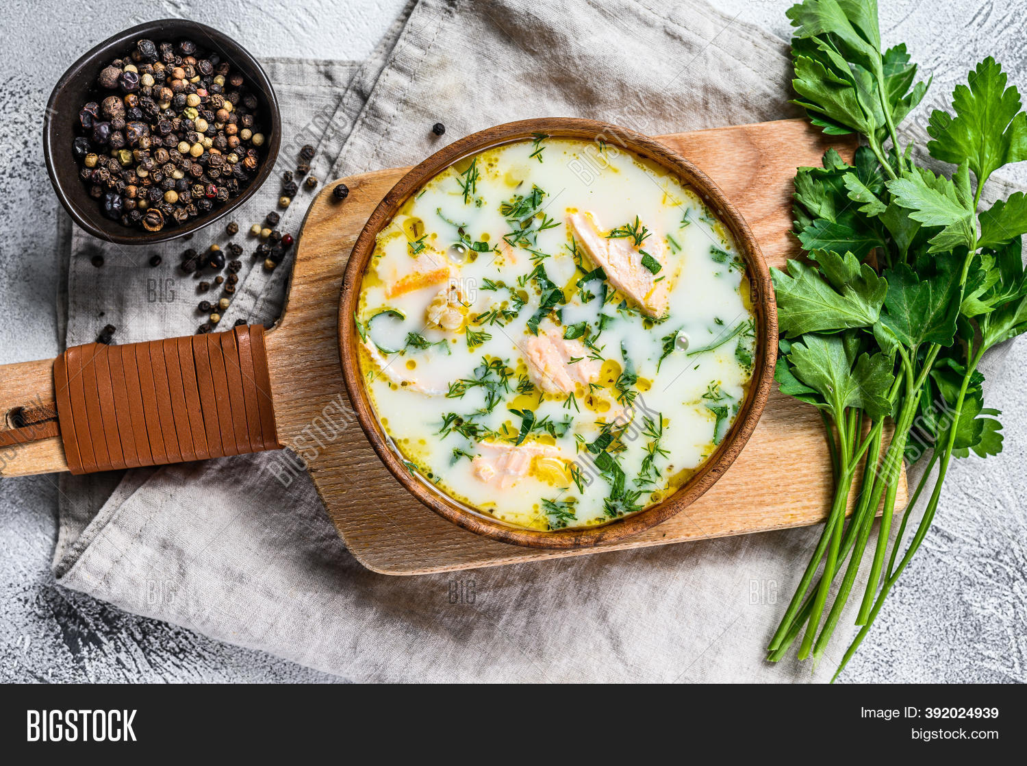Creamy Fish Soup Image & Photo (Free Trial) | Bigstock