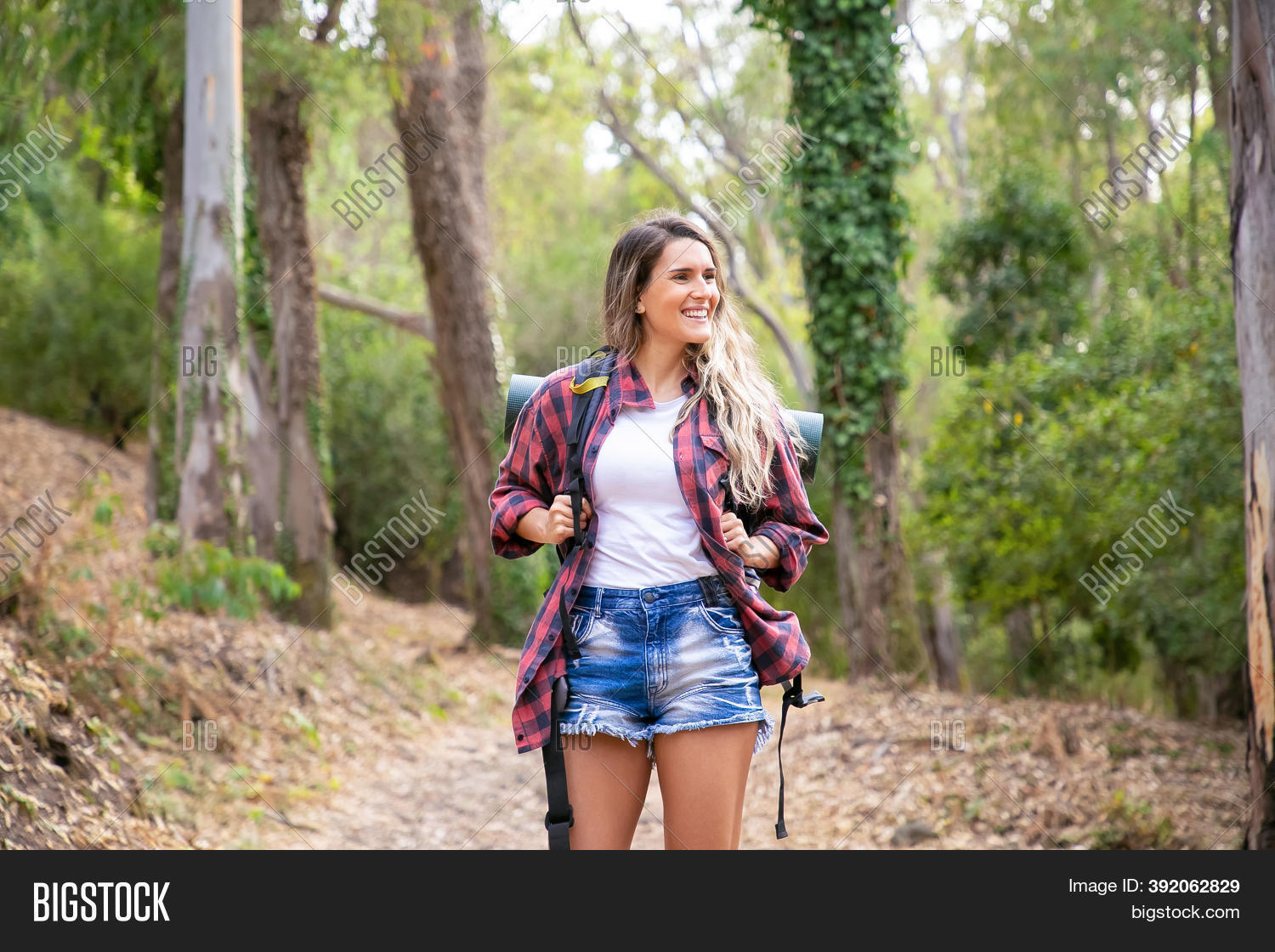 Happy Woman Standing Image & Photo (Free Trial) | Bigstock