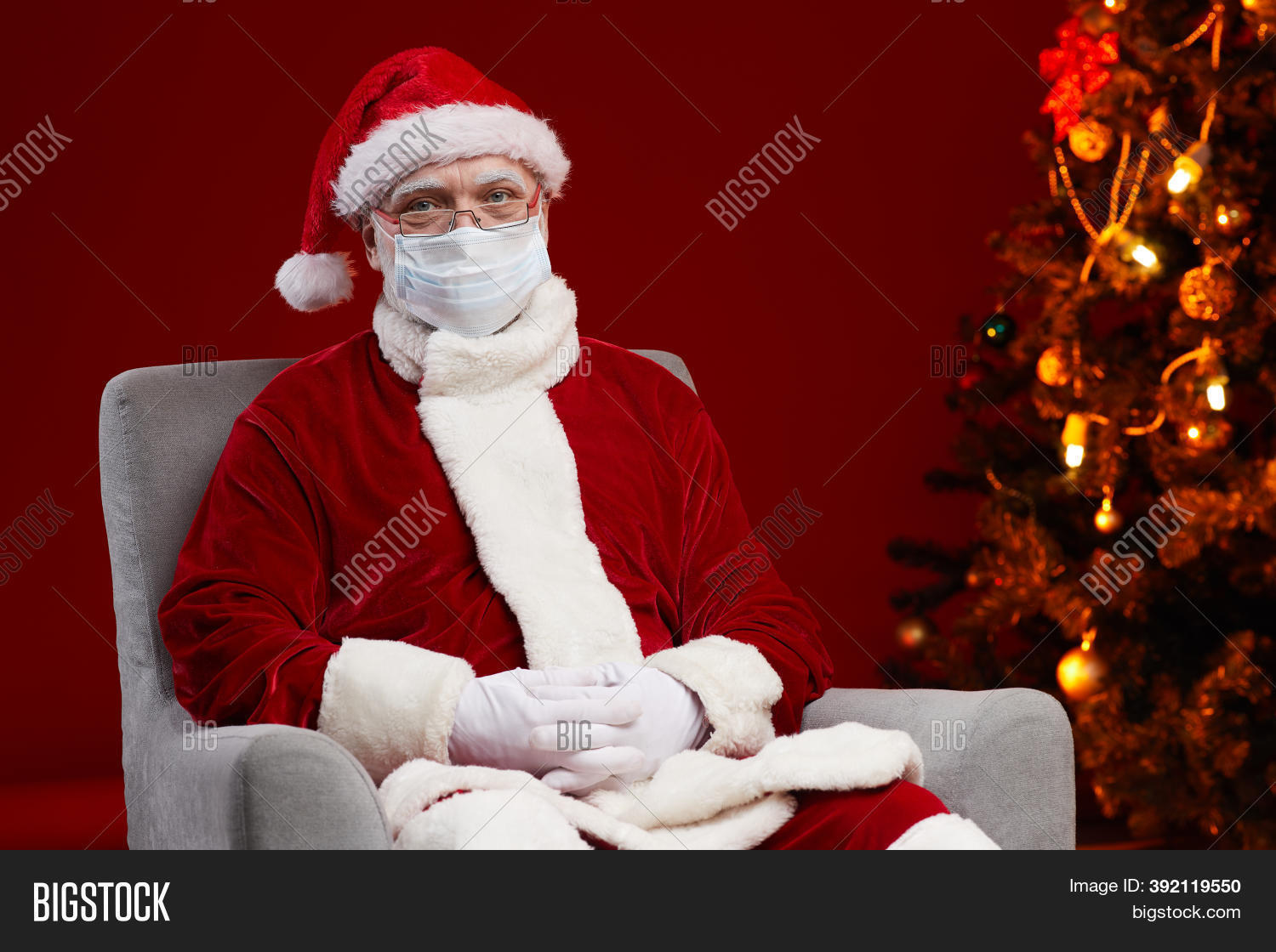 Portrait Senior Santa Image & Photo (Free Trial) | Bigstock