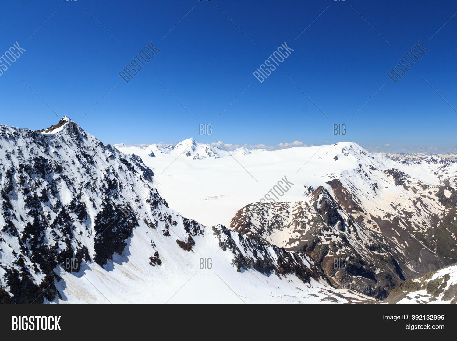 Mountain Snow Panorama Image & Photo (Free Trial) | Bigstock