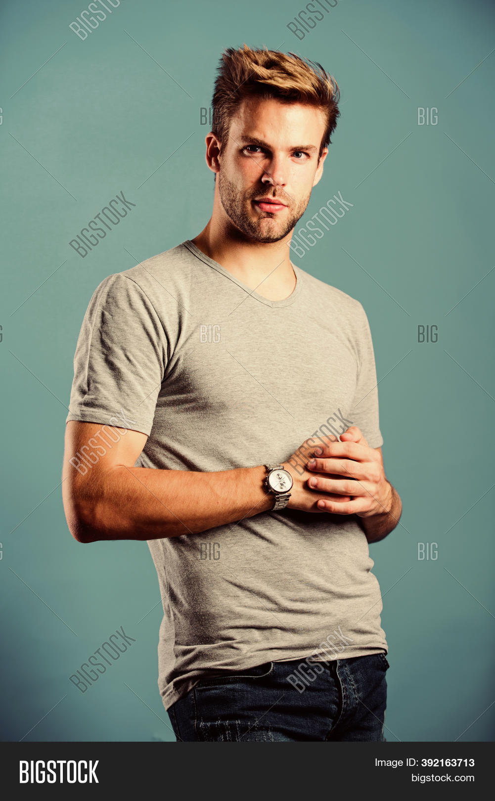 Muscular Male Grooming Image & Photo (Free Trial) | Bigstock