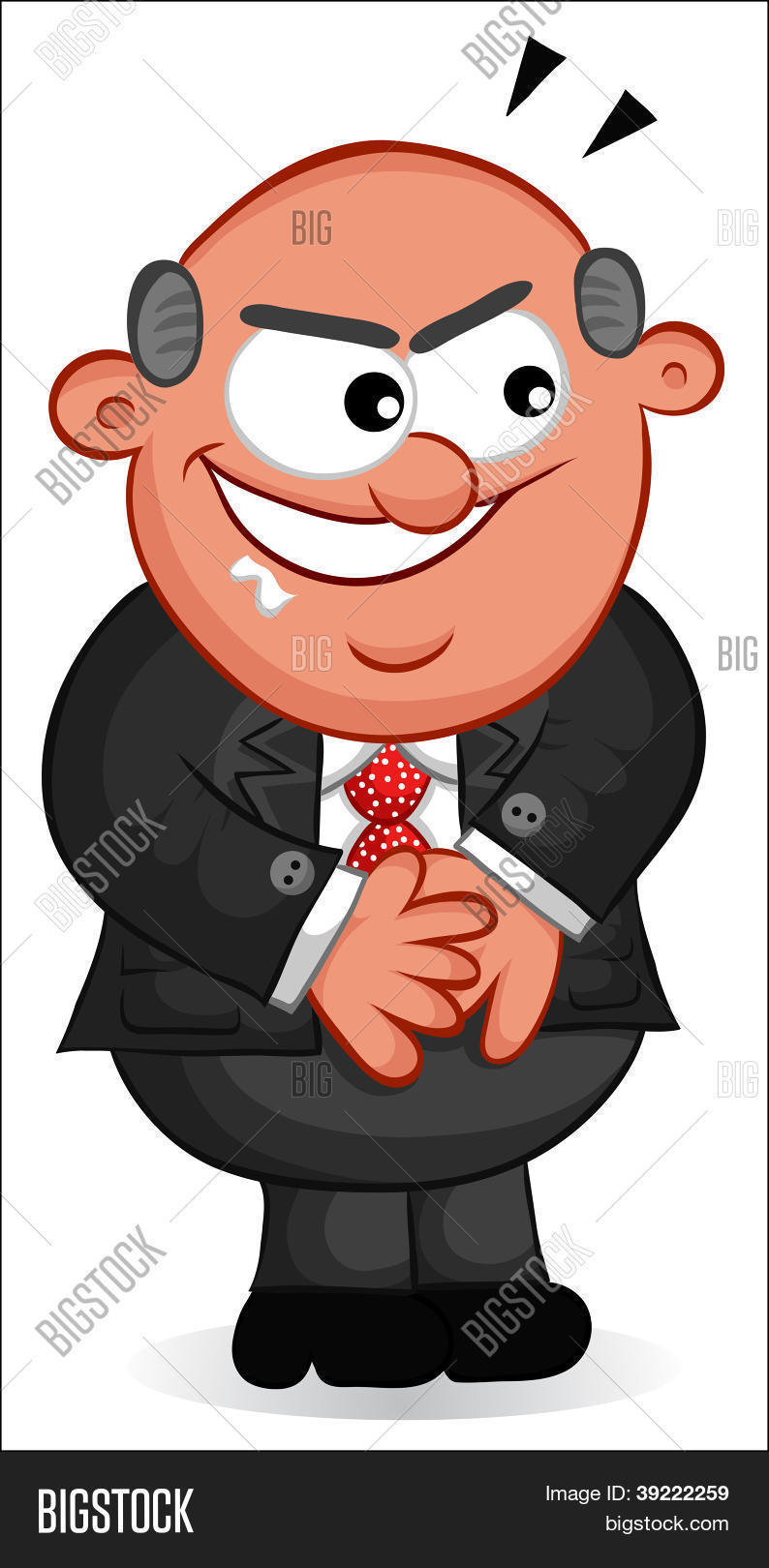 Vector y foto Dibujos Animados De Negocios - Jefe | Bigstock