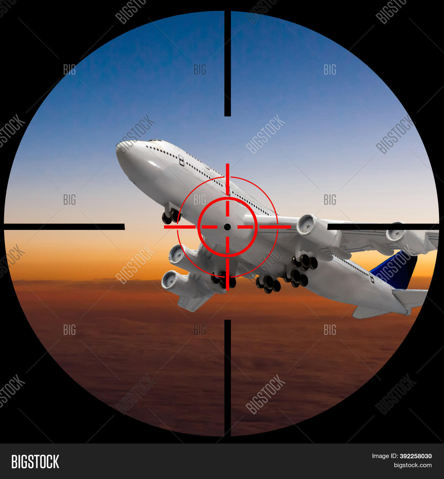 Airplane Sight Anti- Image & Photo (Free Trial) | Bigstock