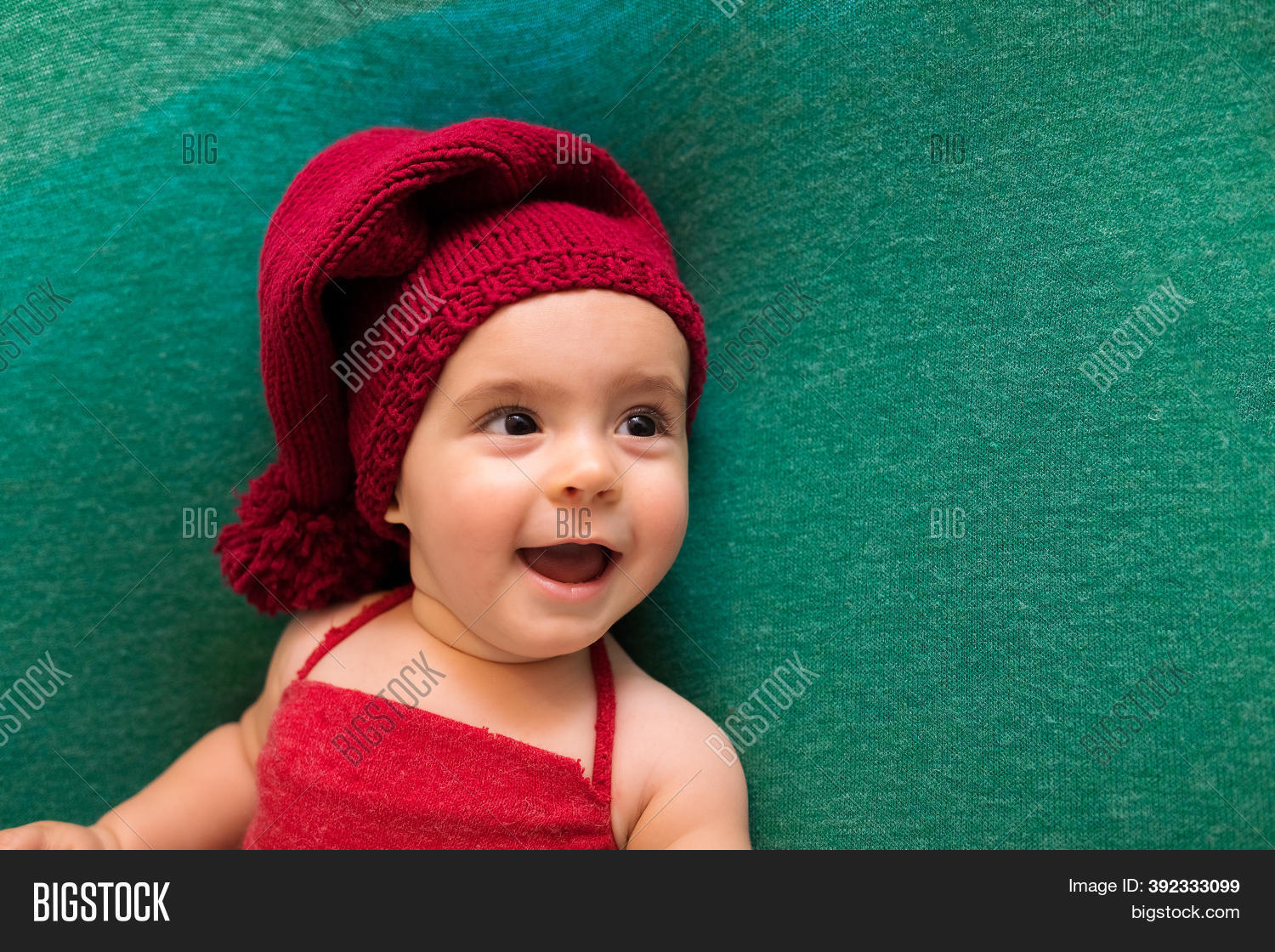 Cute Newborn Baby Red Image & Photo (Free Trial) | Bigstock