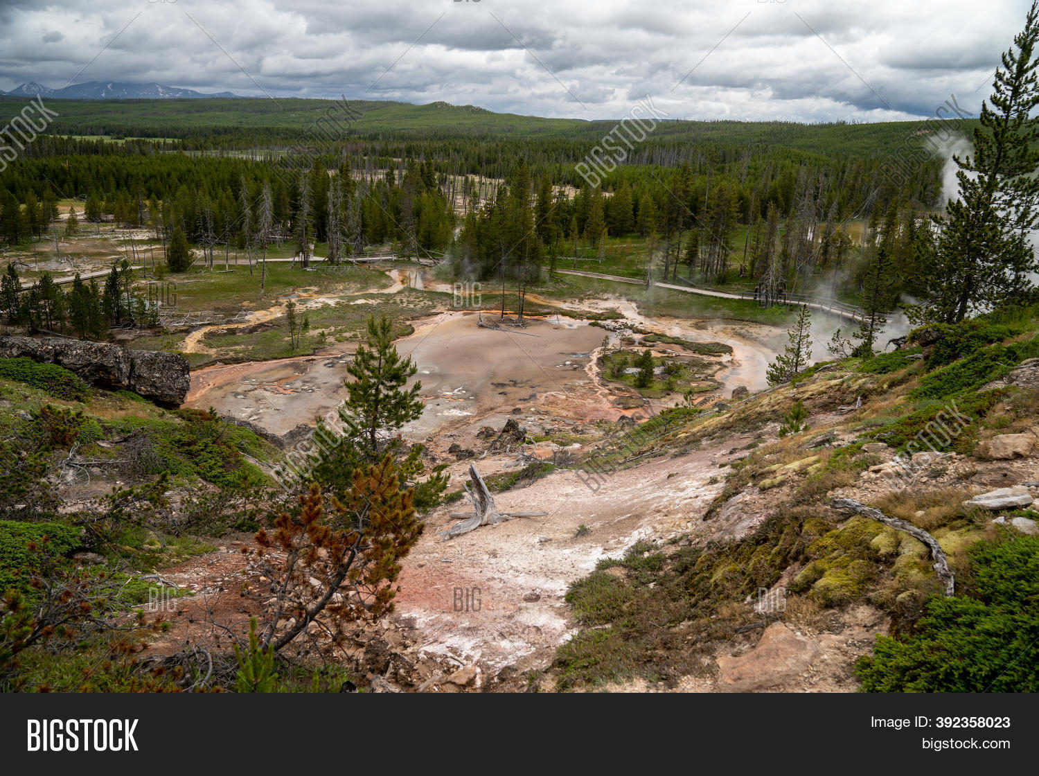 Hot Springs Geysers ( Image & Photo (Free Trial) | Bigstock