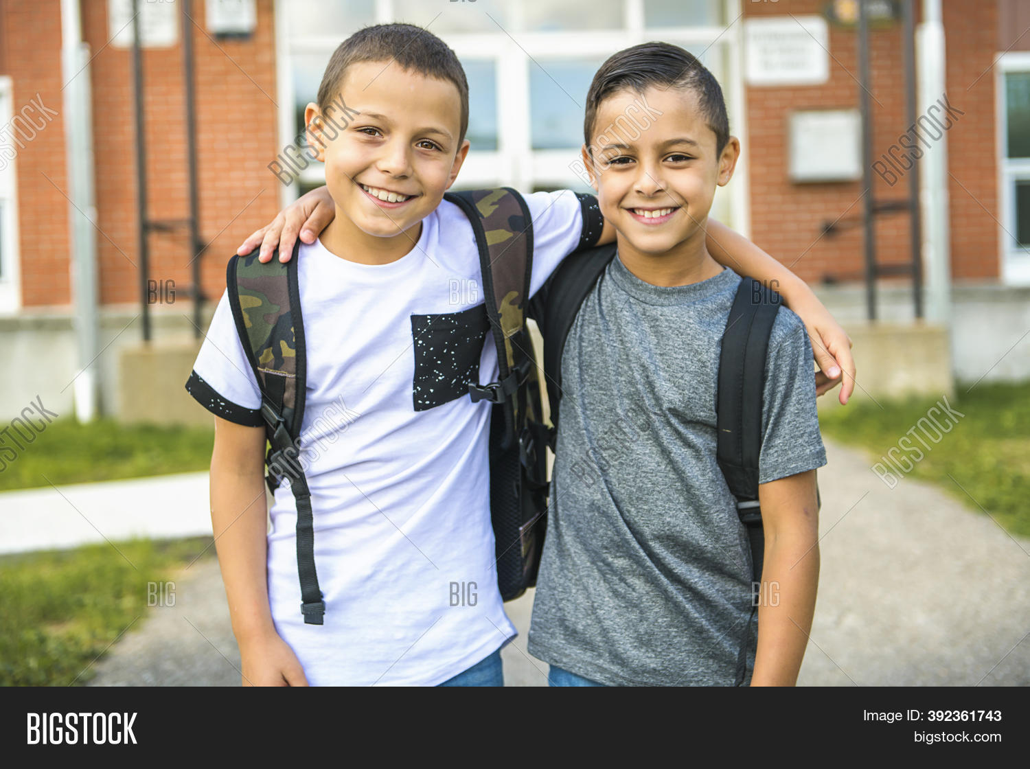 Two Kids Friend On Image & Photo (Free Trial) | Bigstock