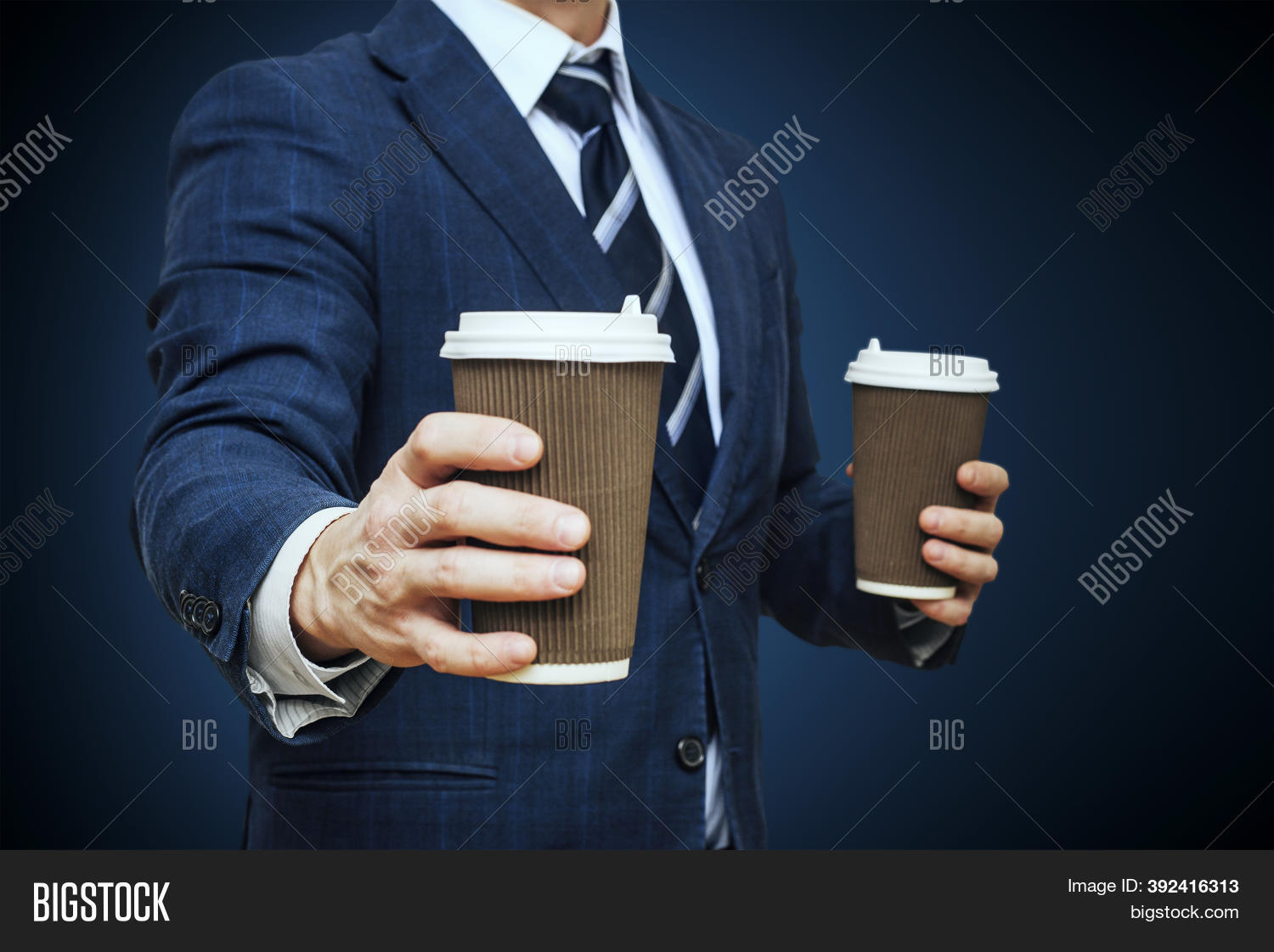 Businessman Offering Image & Photo (Free Trial) | Bigstock