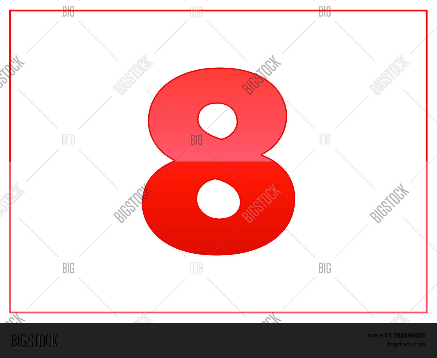 8 Vector Font, Made Vector & Photo (Free Trial) | Bigstock