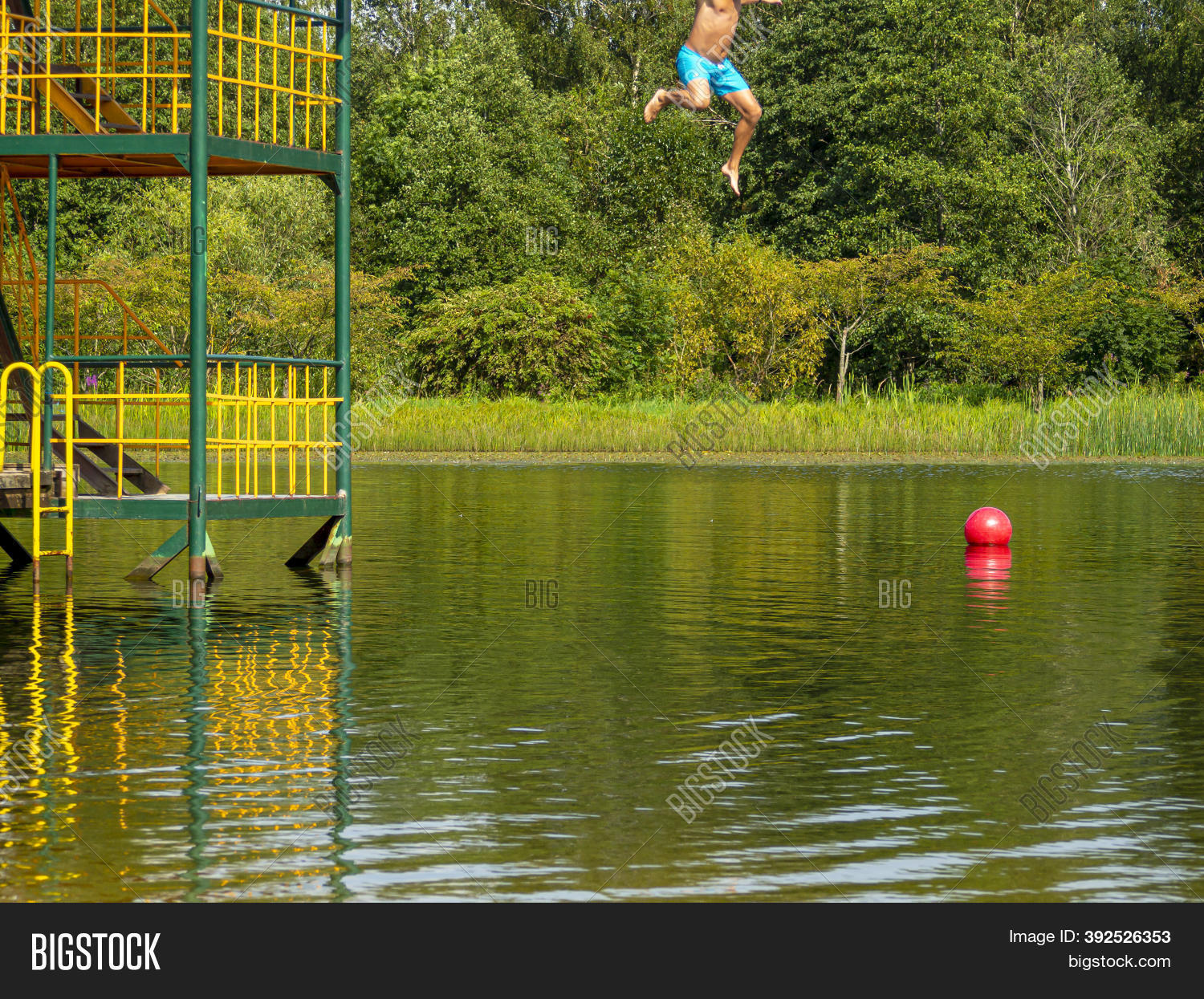 Jump Tower. People Image & Photo (Free Trial) | Bigstock