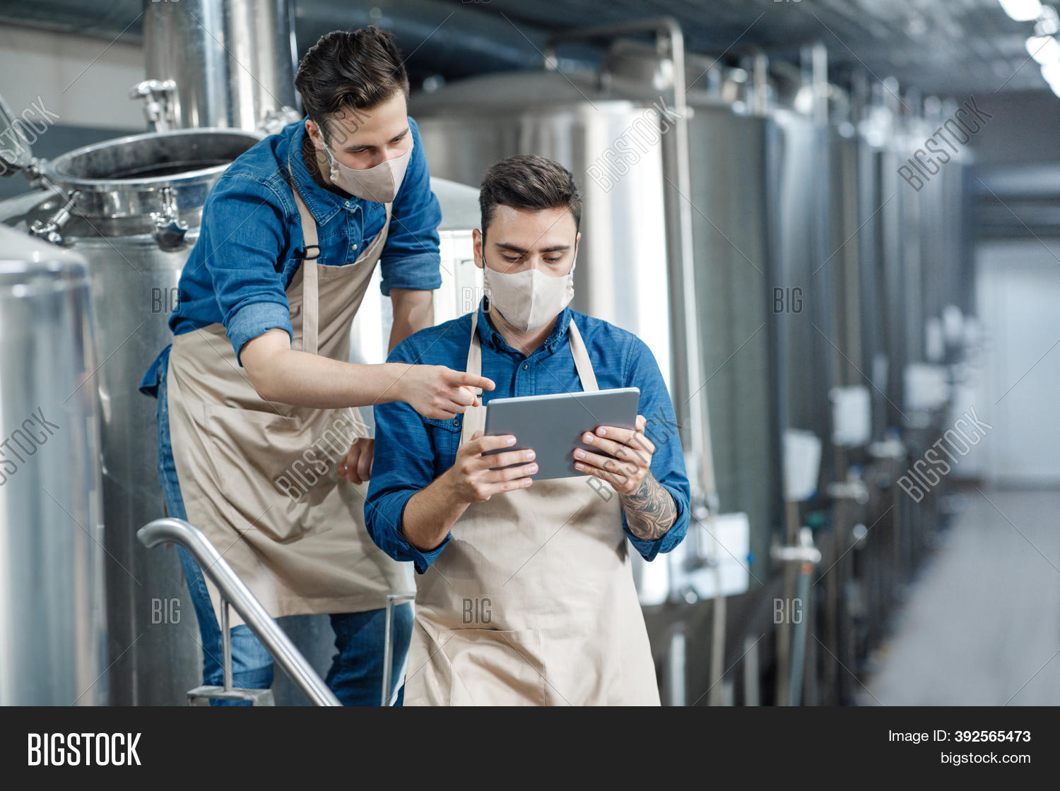 Brewery Workers Enter Image & Photo (Free Trial) | Bigstock
