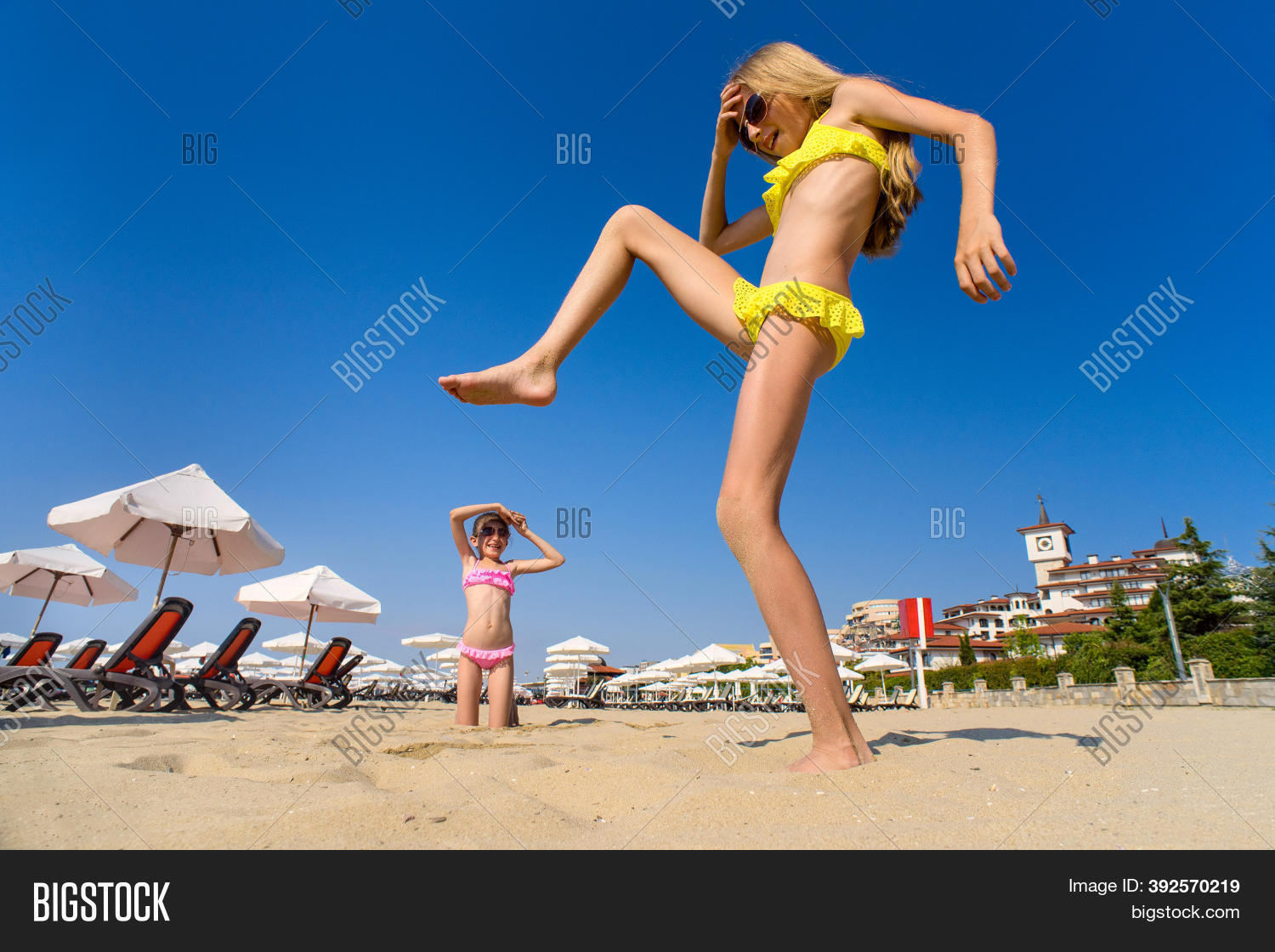 Two Girls Play Have Image And Photo Free Trial Bigstock