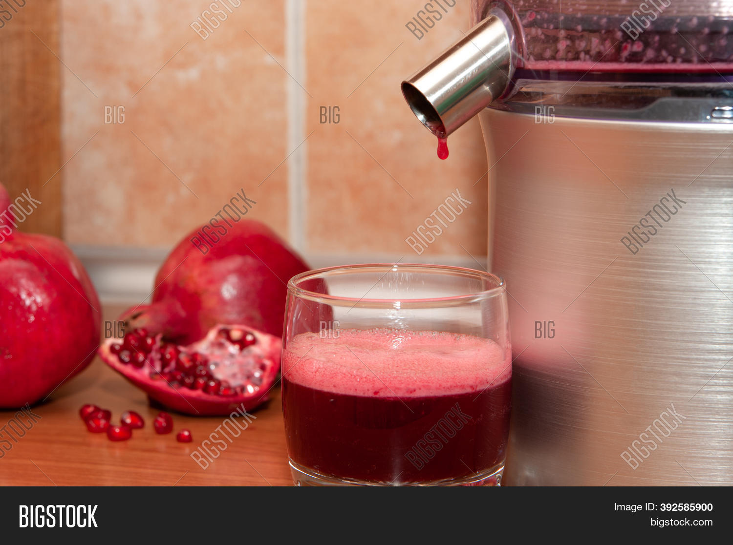 Pressing Pomegranate Image & Photo (Free Trial) | Bigstock