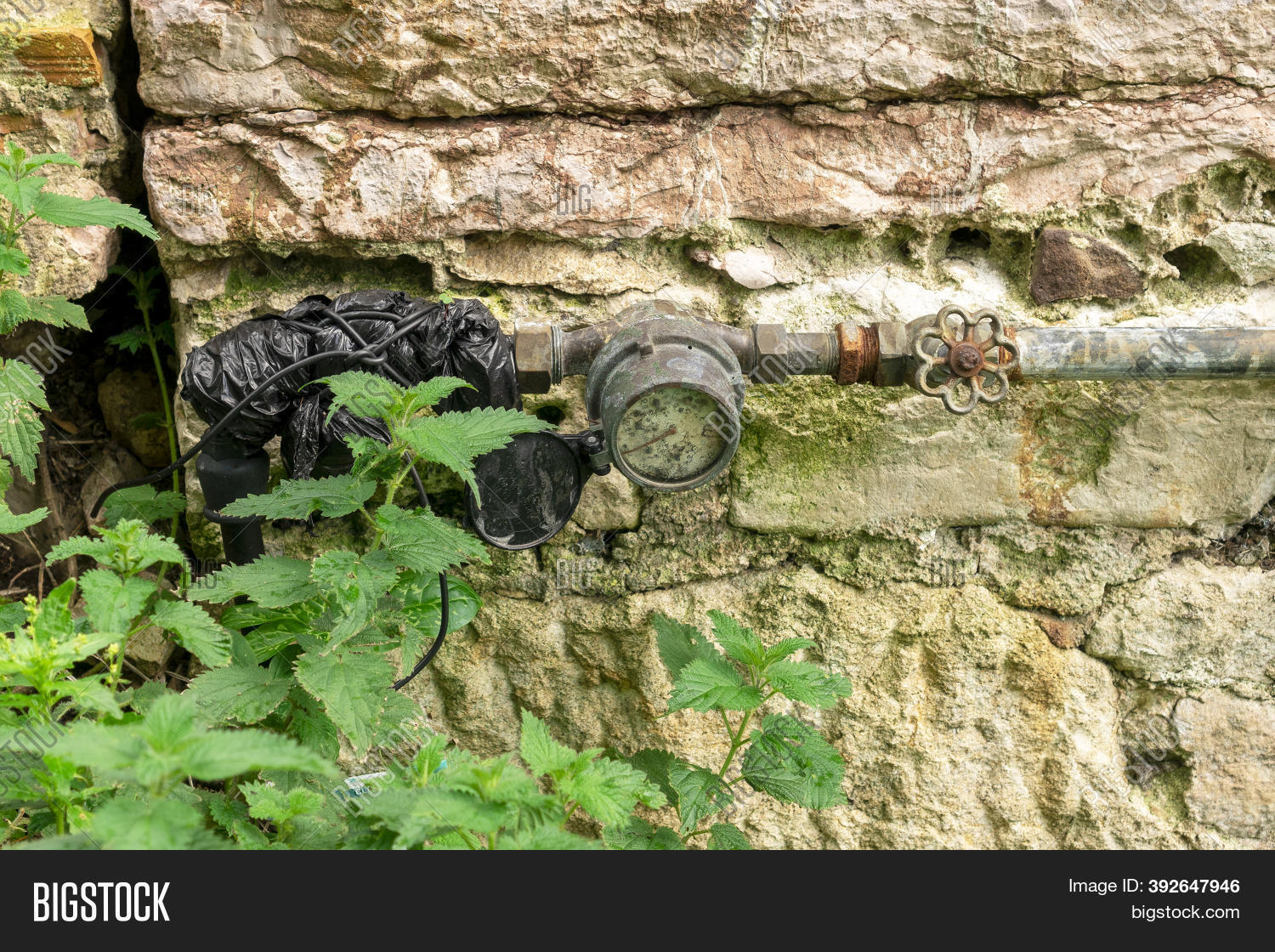 Old Rusty Plumbing Image & Photo (Free Trial) | Bigstock