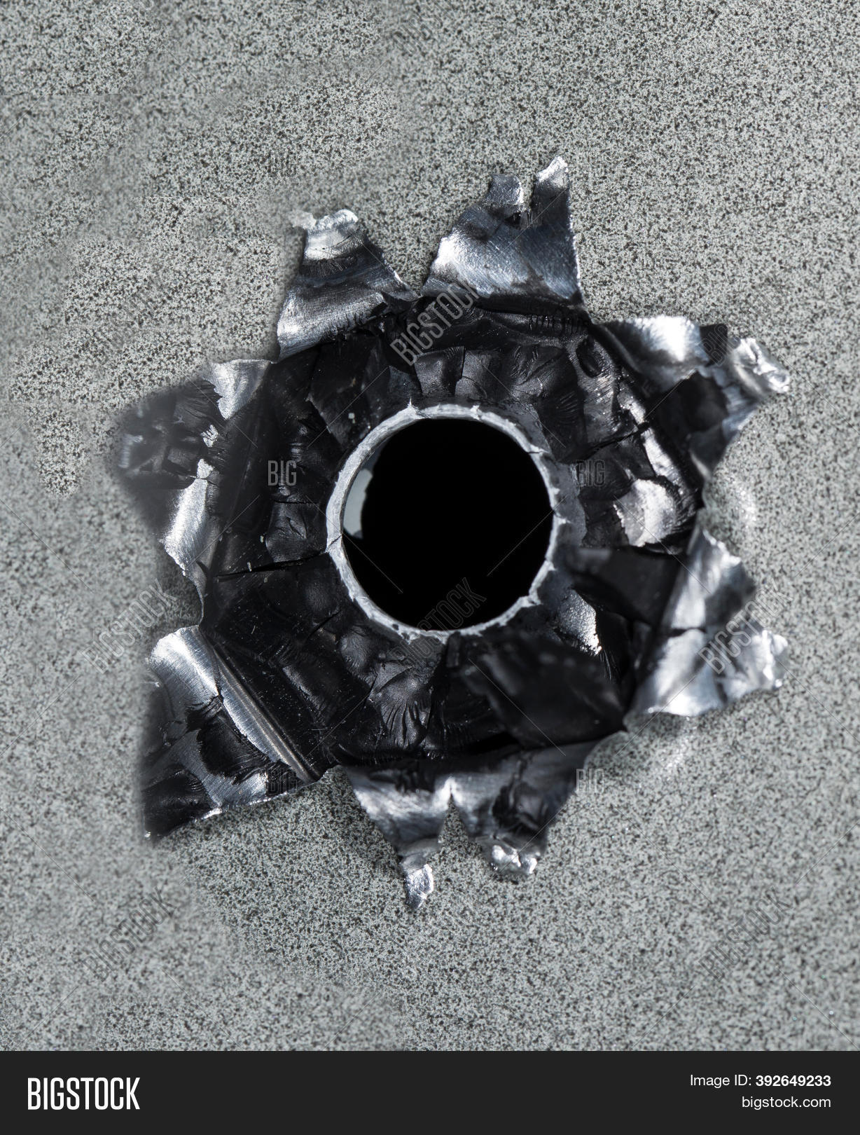9mm Exit Bullet Hole Image & Photo (Free Trial) | Bigstock