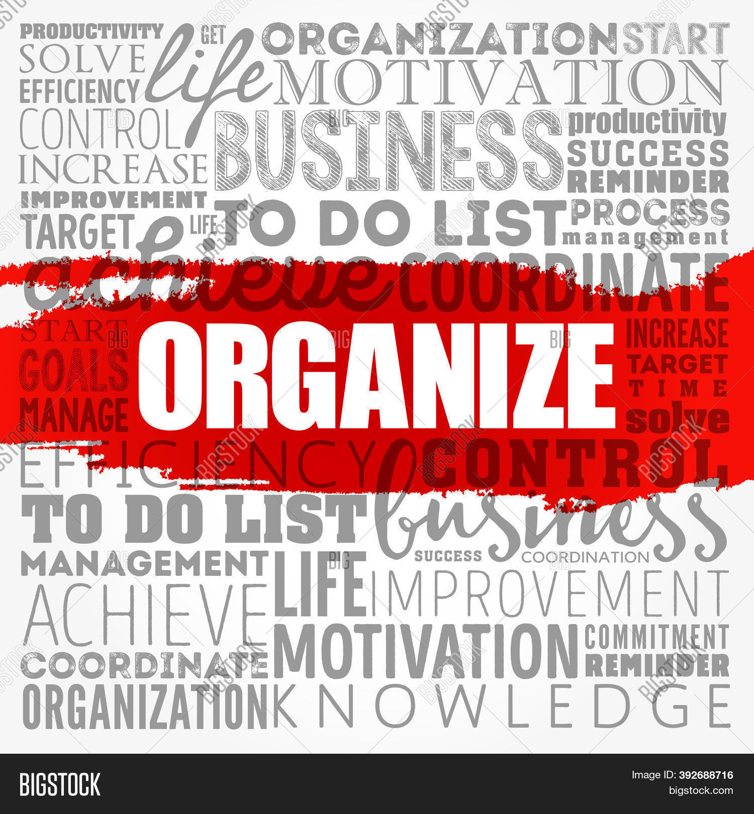 Organize Word Cloud Image & Photo (Free Trial) | Bigstock