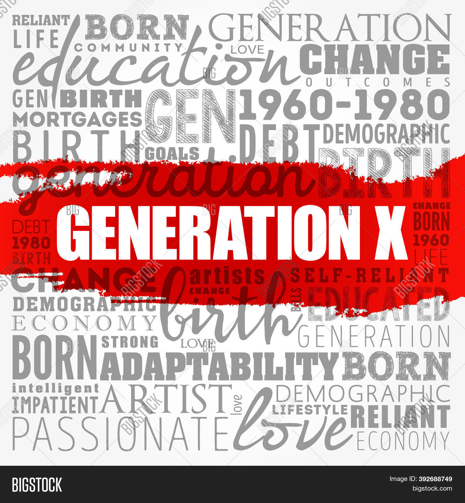 Generation X Word Image & Photo (Free Trial) | Bigstock