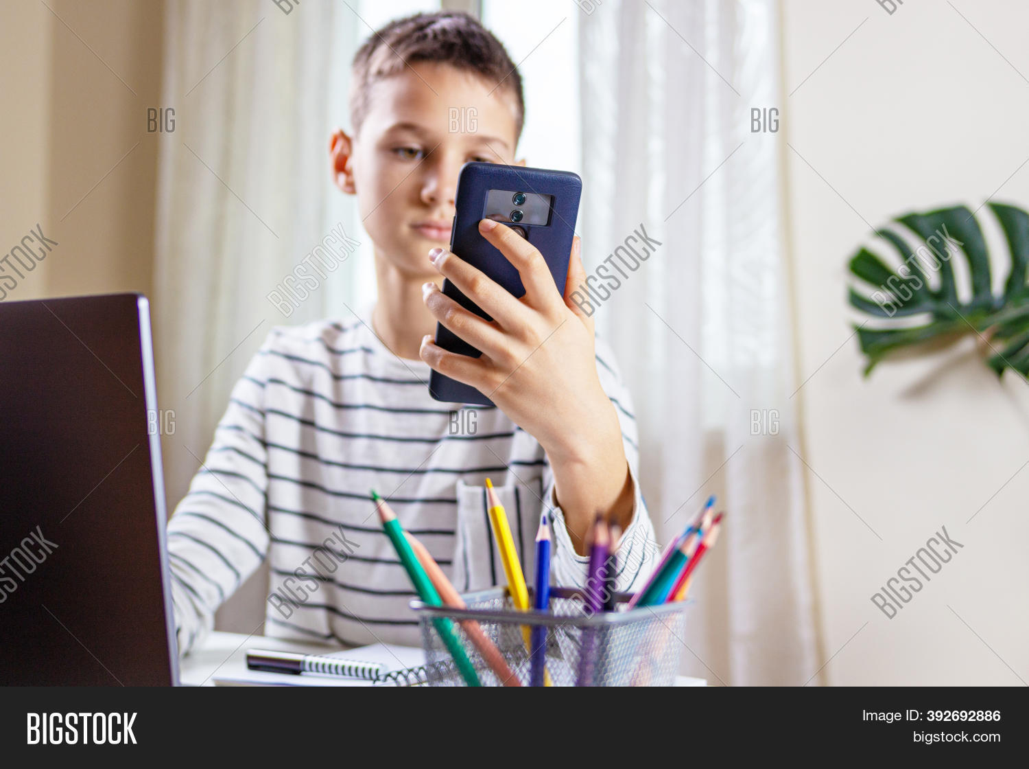 Kid Sitting Laptop Image & Photo (Free Trial) | Bigstock