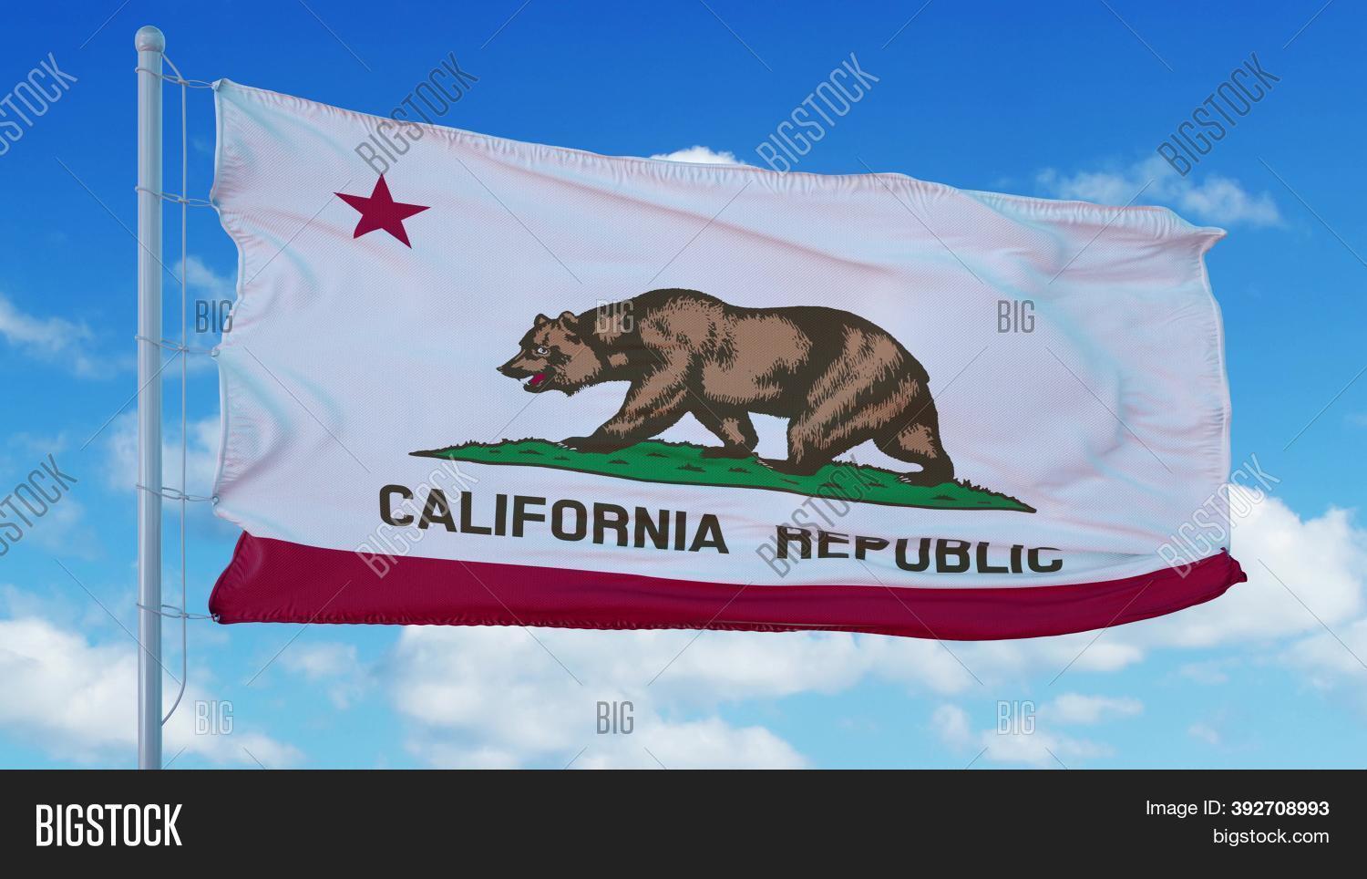 California Flag Waving Image & Photo (Free Trial) | Bigstock