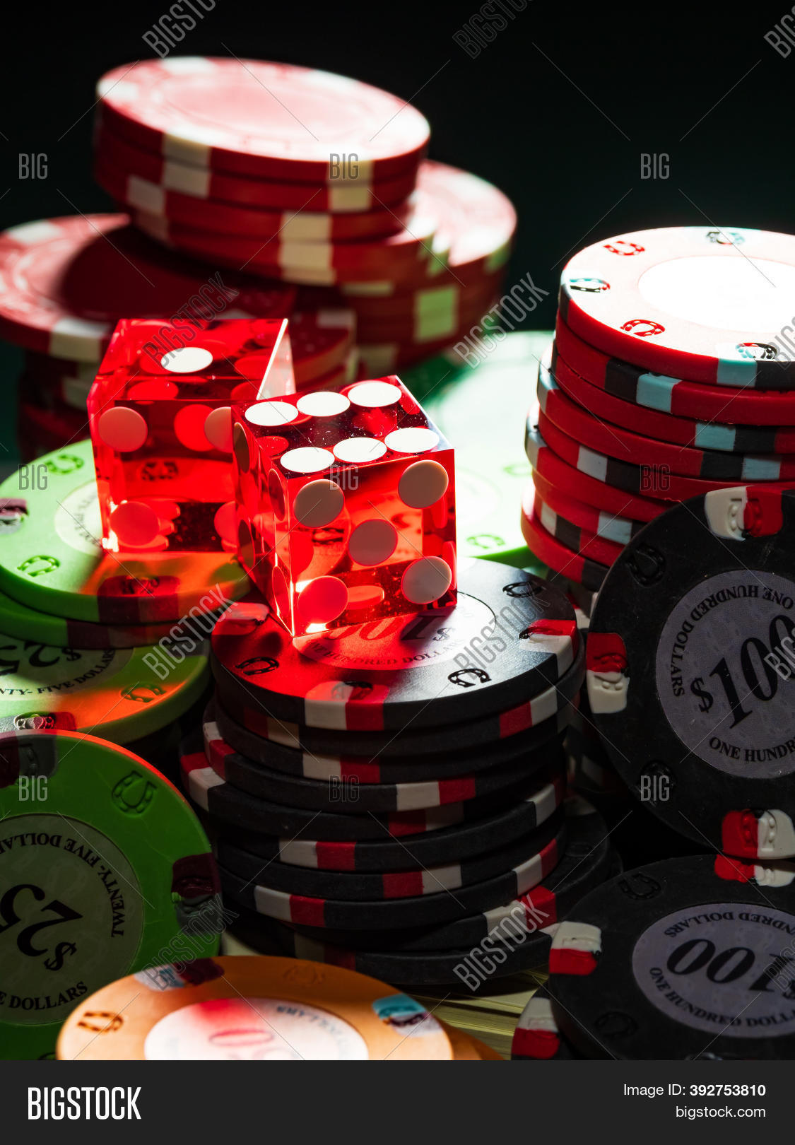Casino Craps Dice Image & Photo (Free Trial) | Bigstock