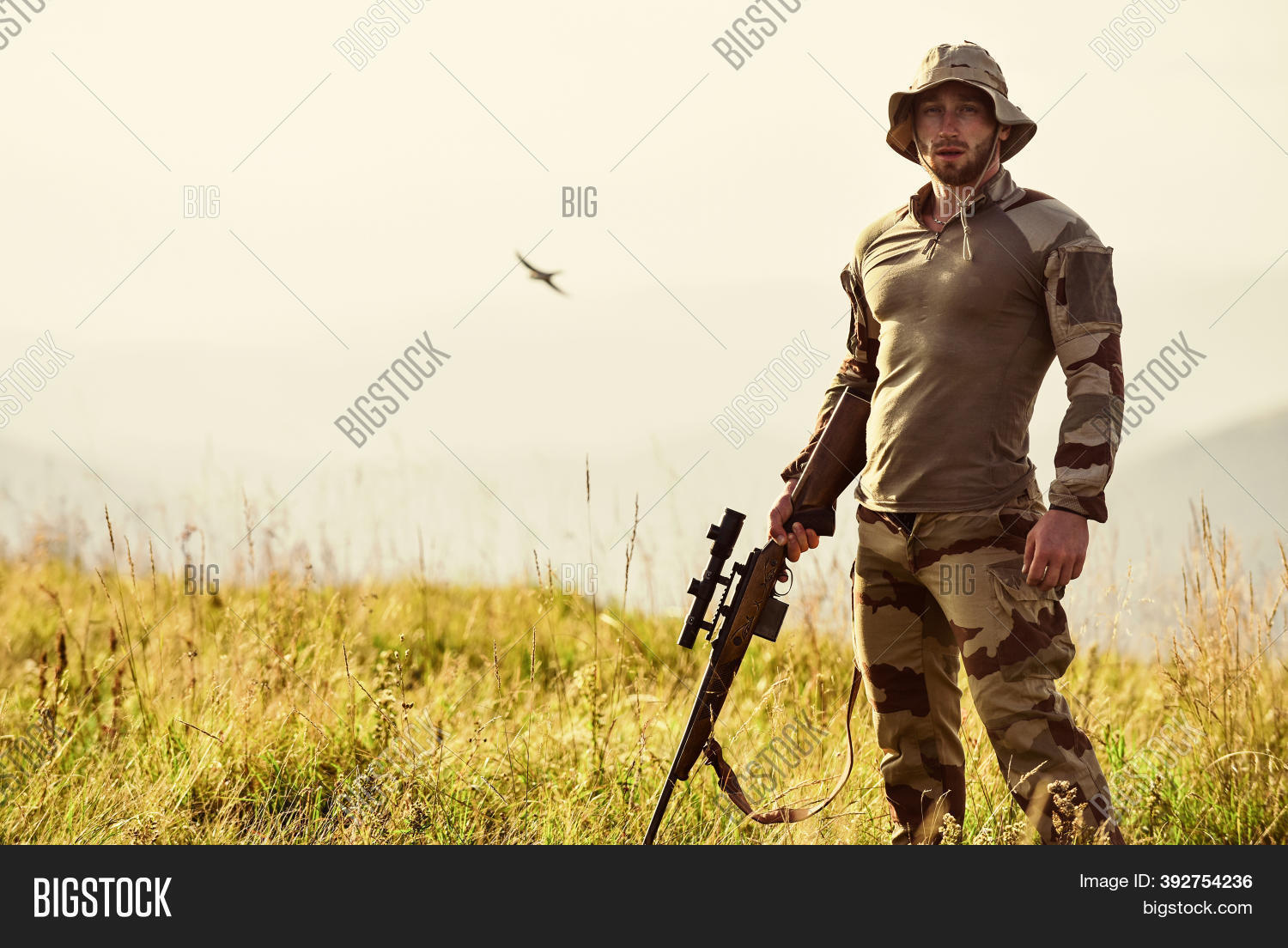 Rifle Hunting. Hunter Image & Photo (Free Trial) | Bigstock