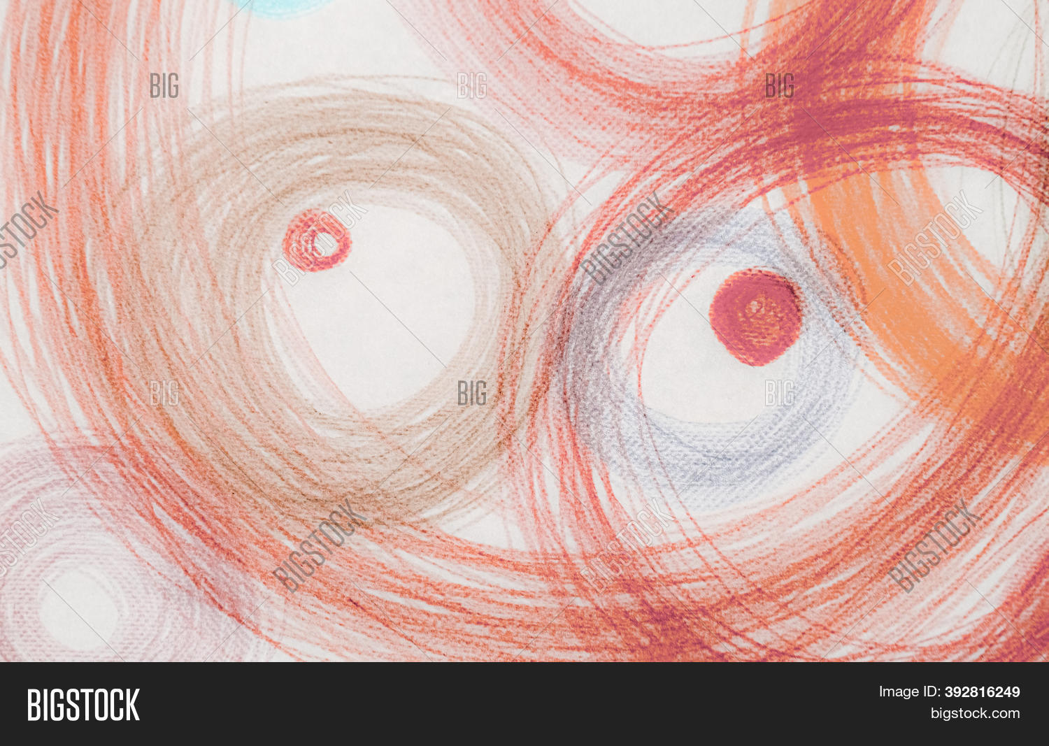 Orange Scribble Circle Image & Photo (Free Trial) | Bigstock